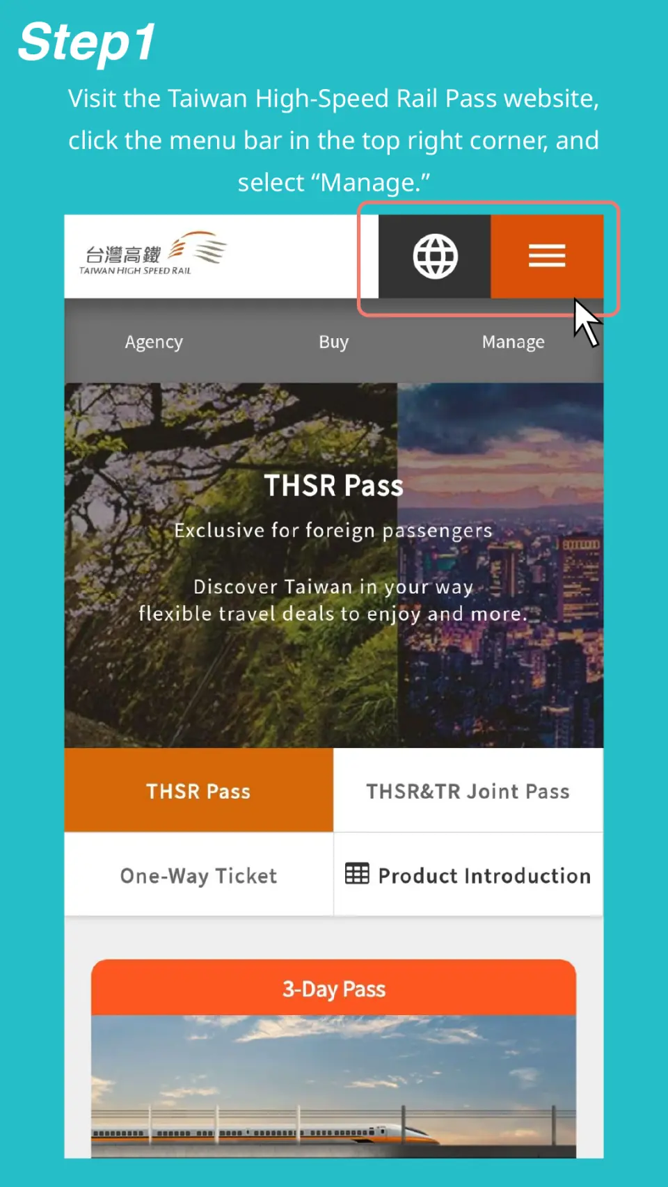 Taiwan High Speed Rail Unlimited Ride Pass (2-Day/3-Day/5-Day) for ...