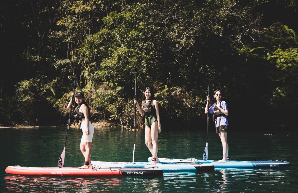 Nantou, Taiwan｜Stand-up paddle experience teaching at Sun Moon Lake ...