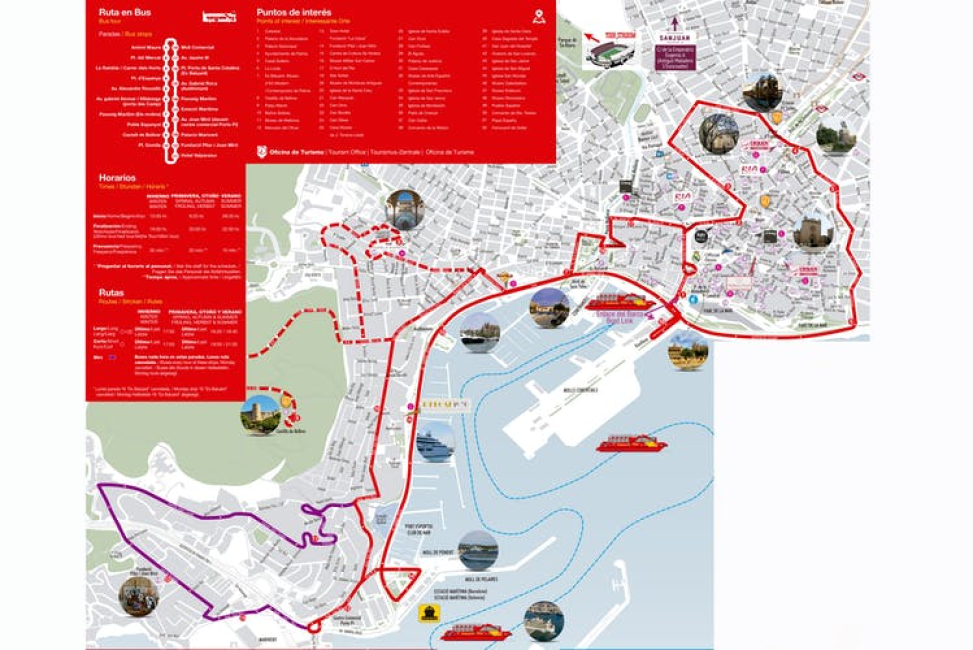 City Sightseeing hop-on hop-off bus tour of Palma de Mallorca - KKday