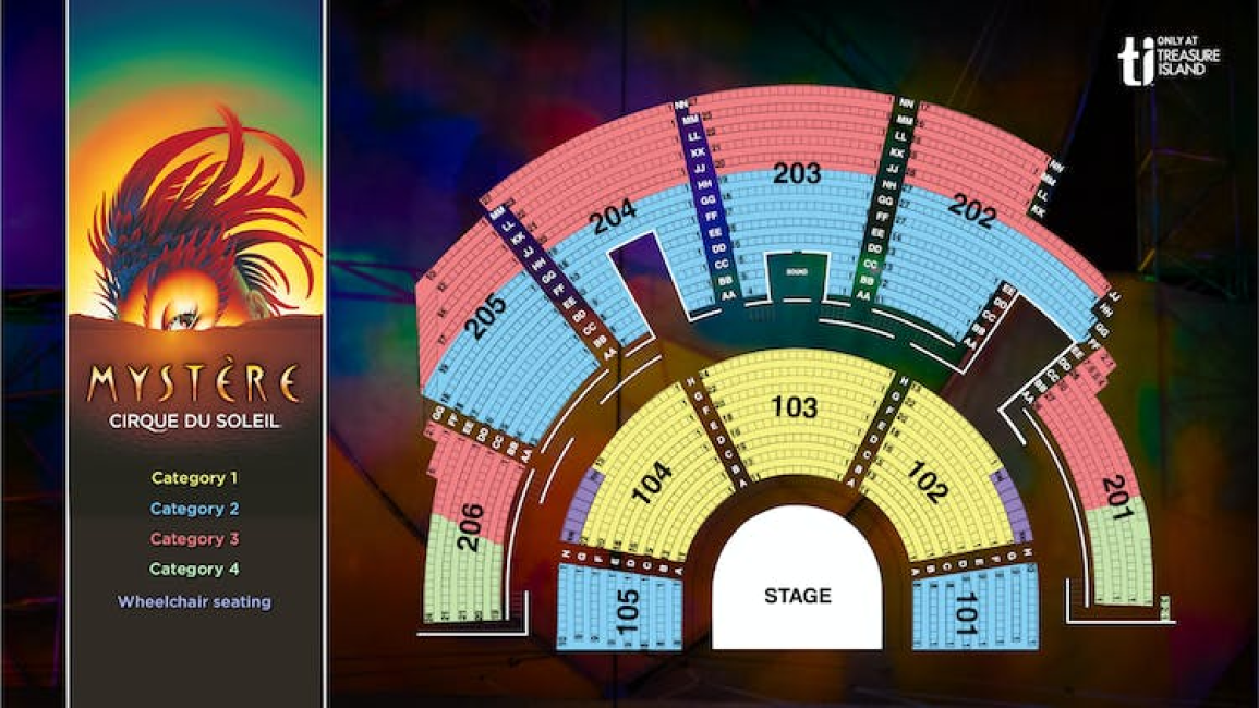 Tickets to Mystère™ by Cirque du Soleil® at the Treasure Island Hotel ...