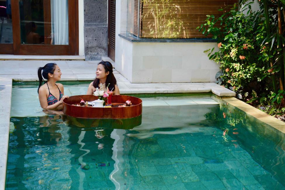 Foot or Balinese Massage with Floating Afternoon Tea By Mahagiri Garden ...