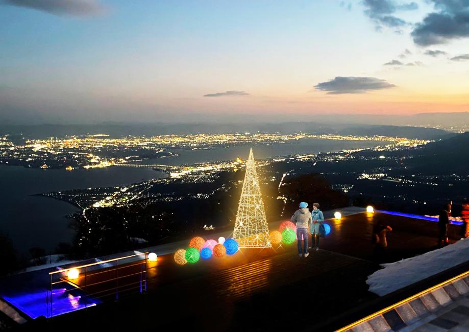 The Biwako Terrace Christmas night ticket (includes ropeway round-trip ...