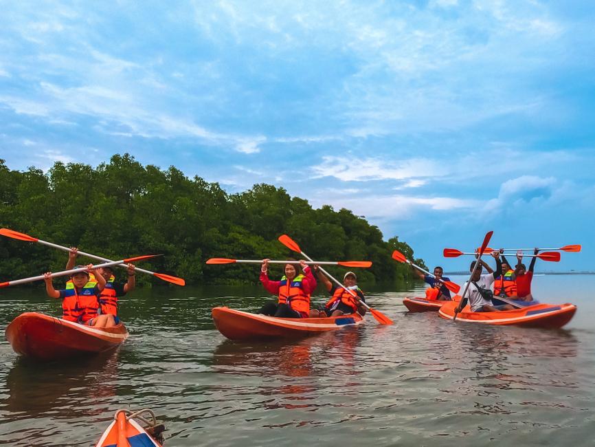 Bali's Mangrove Canoe Exploration : A Canoe Tour by Day or Evening ...