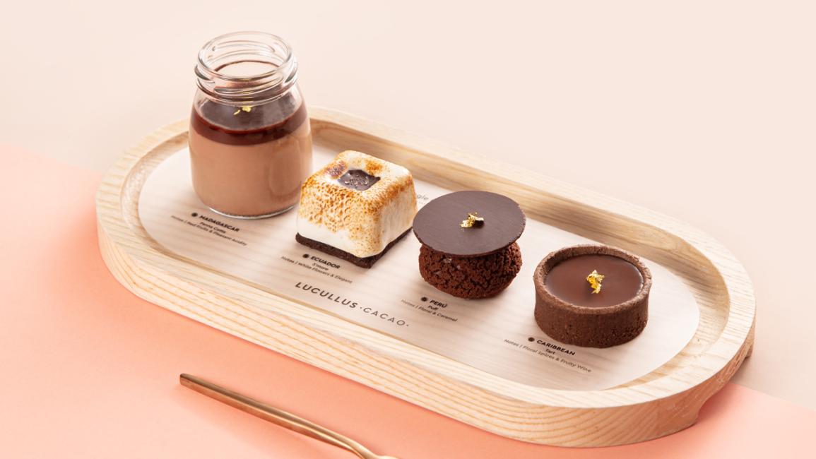 龍島 LUCULLUS CACAO｜CACAO下午茶｜Single Origin Chocolate Flight｜大角咀奧海城、康城分店 ...