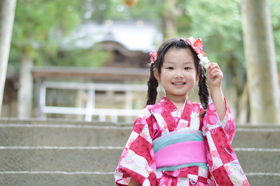 HANNARI Children's kimono / yukata rental reservation Free return the ...
