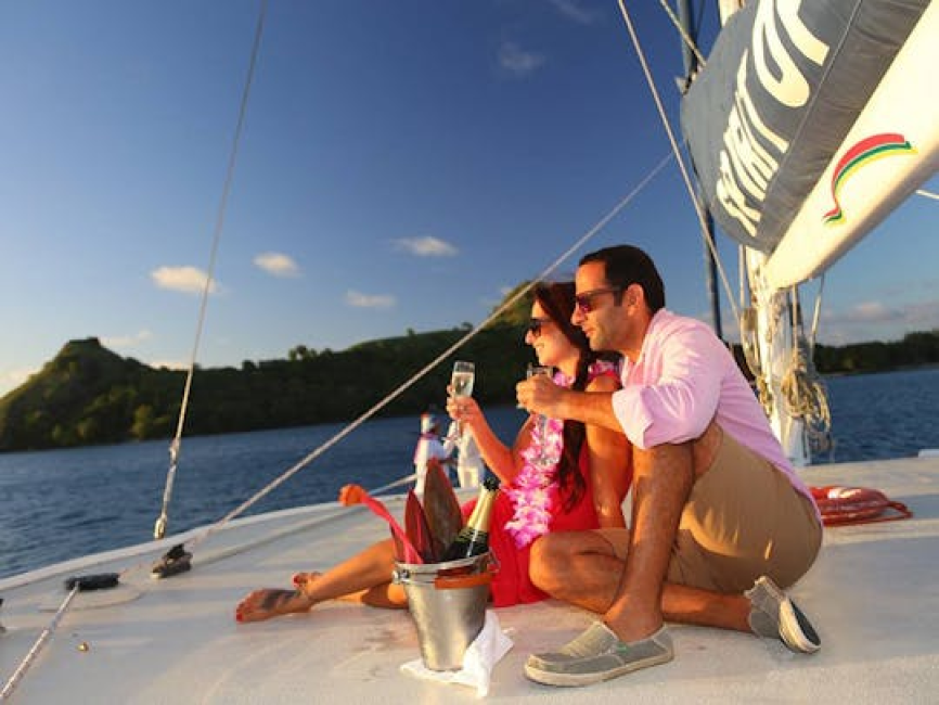 St Lucia Adults Only Sunset Boat Cruise - KKday