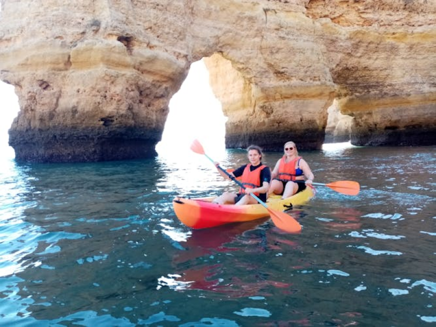 2-hour kayak guided tour of the Benagil Caves - KKday