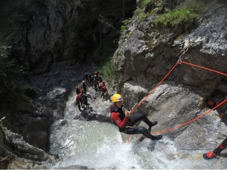 Canyoning beginner tour through the Hachle Canyon in Imst - KKday