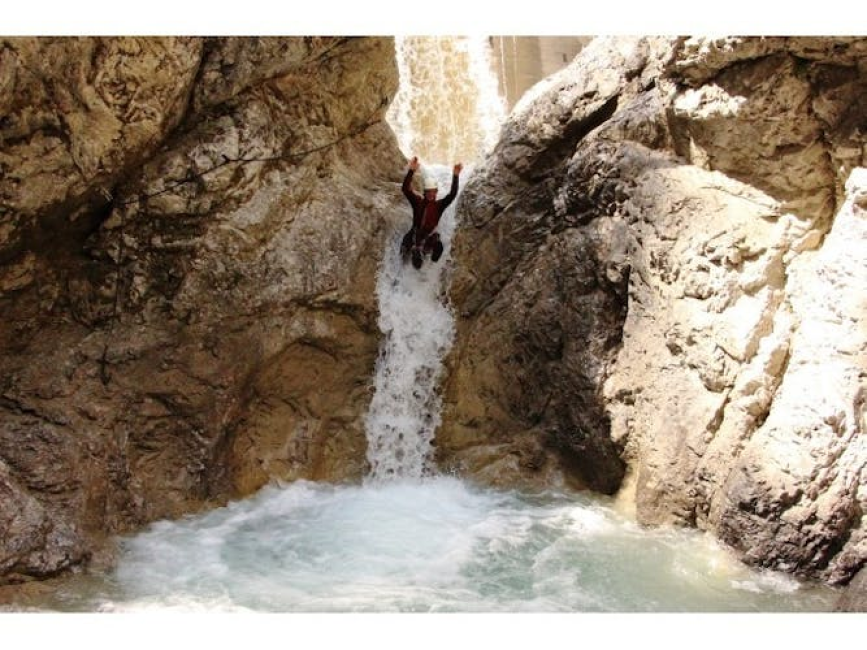 Canyoning beginner tour through the Hachle Canyon in Imst - KKday