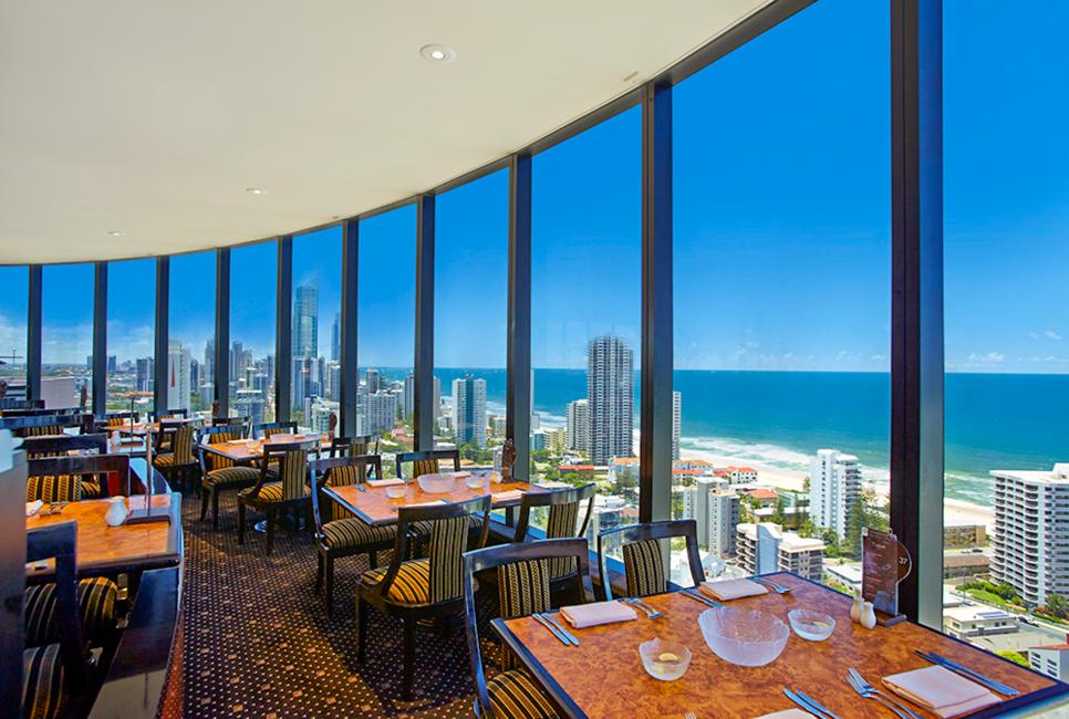 Australia Gold Coast Four Winds 360° Revolving Restaurant Buffet Lunch ...