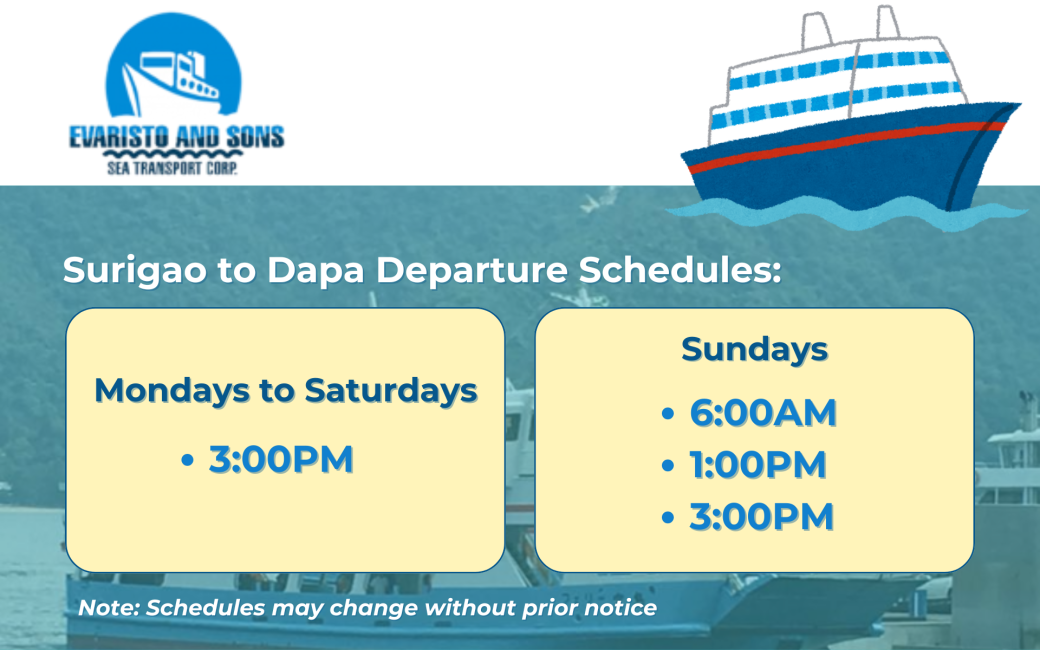 Surigao to Dapa, Siargao Evaristo Ferry Ticket | Philippines - KKday
