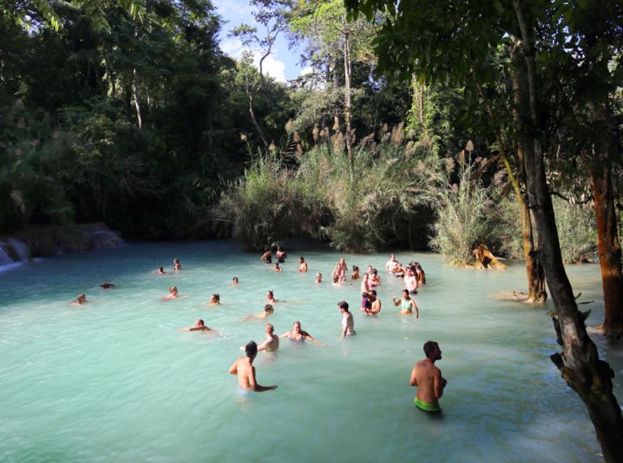 PAKOU Cave & KUANGSI Waterfall Full Day Join In Tour - KKday