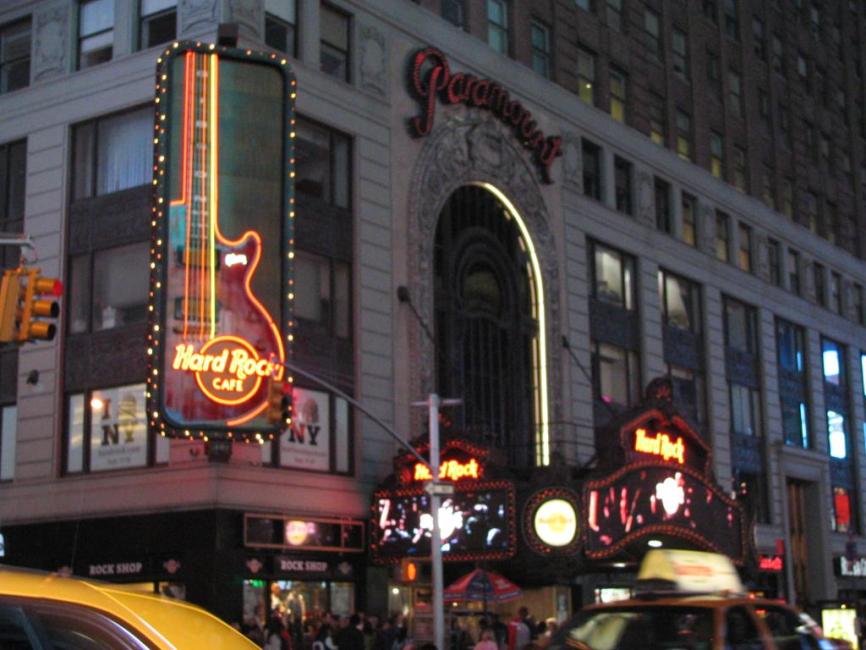 New York Time Square Hard Rock Cafe Dining Experience - KKday