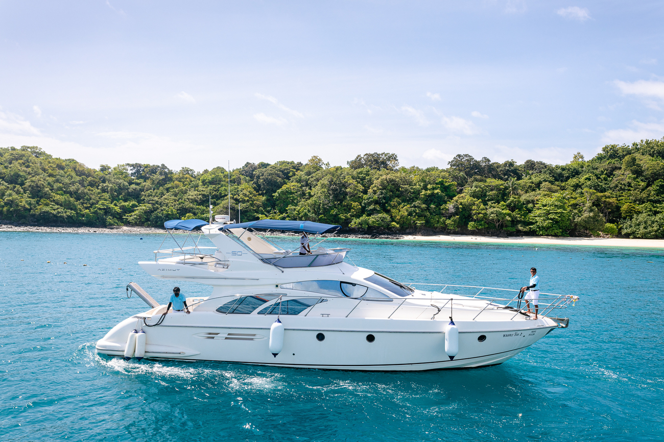 Full/Half Day Private Coral Island & Maiton Island Luxury Azimut Yacht ...