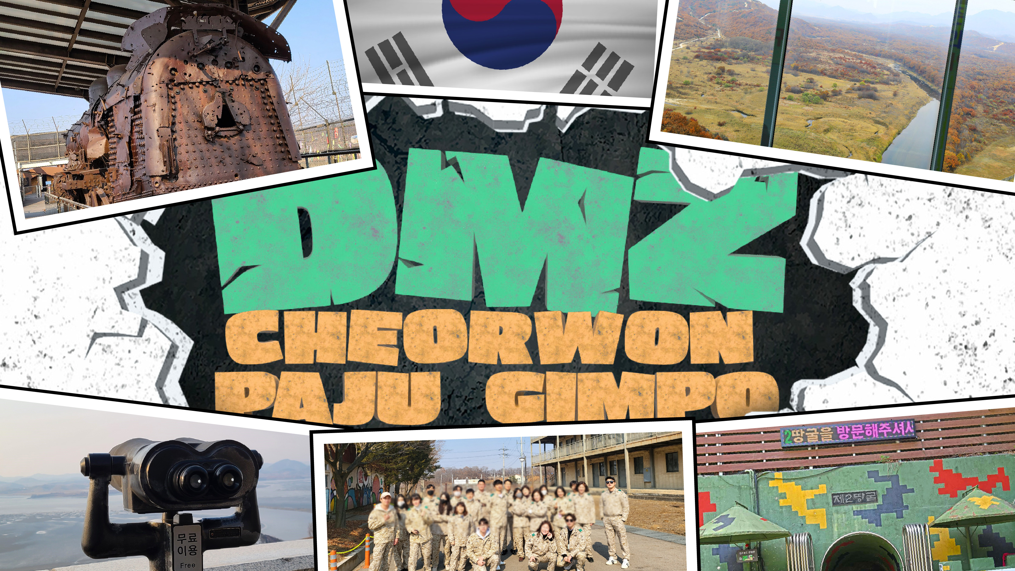 Korea DMZ Day Tour: Explore Cheorwon 2nd Tunnel, Paju 3rd Tunnel ...