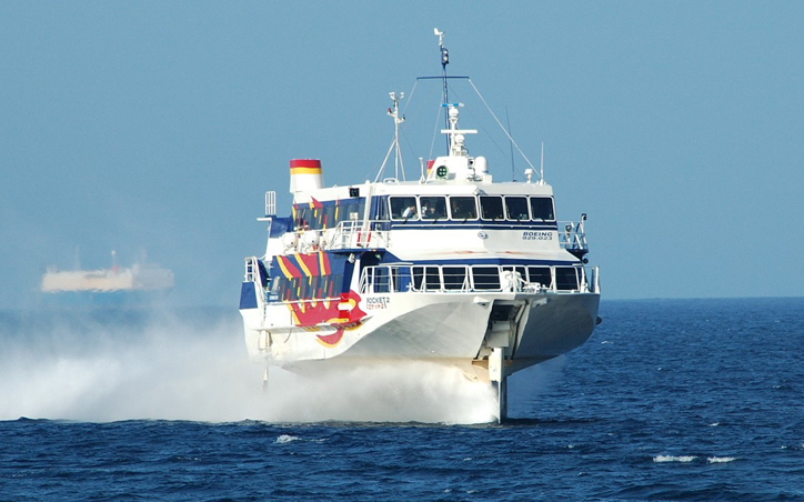 【5%OFF】Round-trip Ticket for High-speed jetfoil “Toppy” or “Rocket” to ...