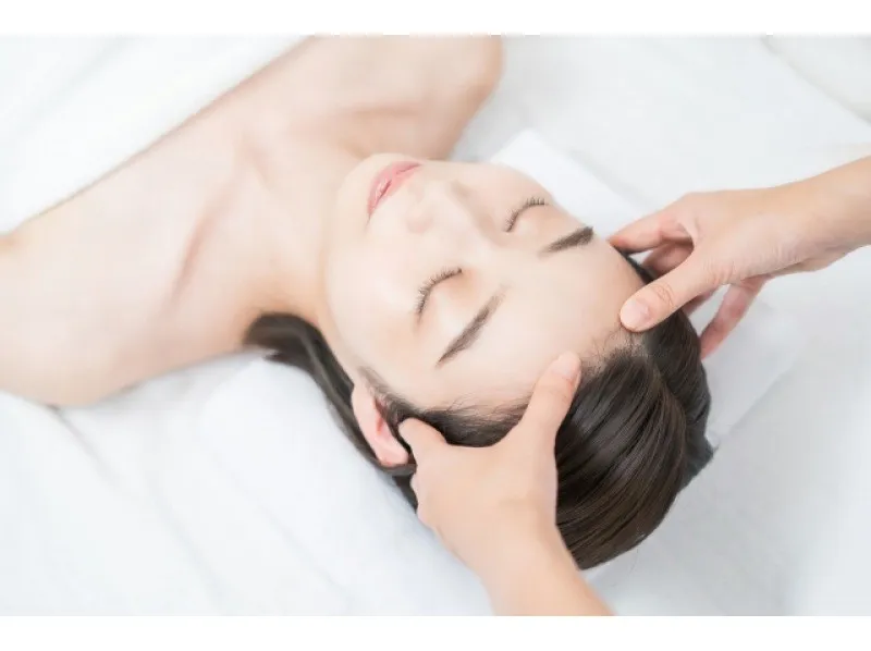 Withsea Kugenuma Small face correction facial / dry head spa / aroma ...