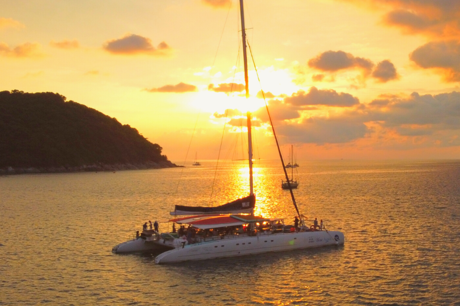 Phuket: Sailing Catamaran to Koh Racha and Coral islands with Lunch ...