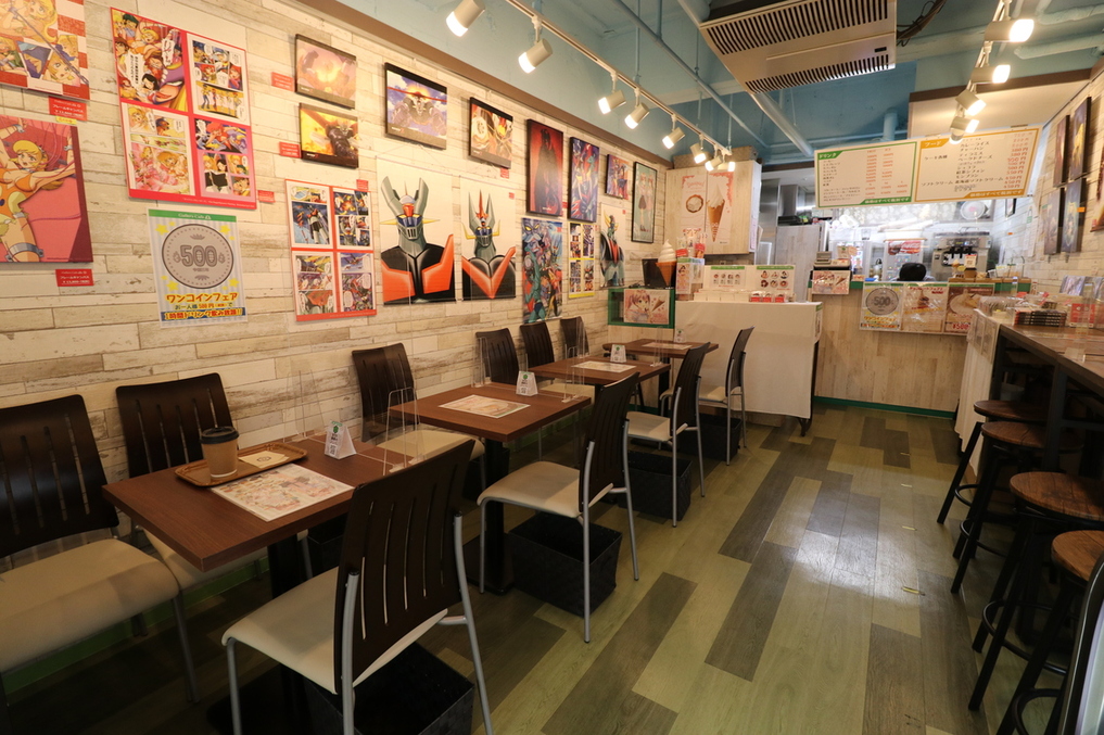 Nakano, Tokyo | Restaurant Gallery Cafe Omega（ギャラリーカフェ オメガ）| Seat ...