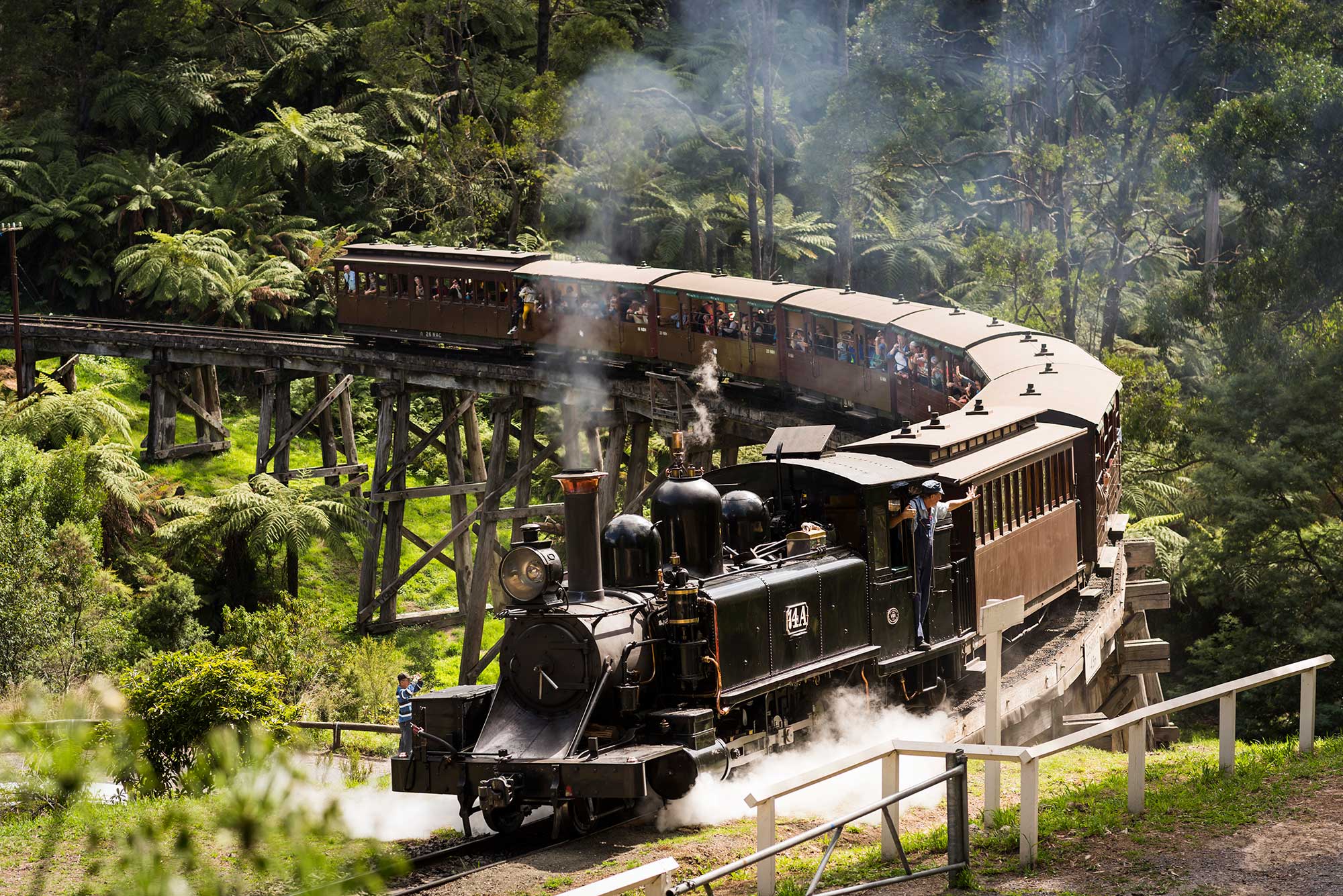 澳洲墨爾本 | 普芬比利蒸汽小火車 Puffing Billy Railway 門票 - KKday