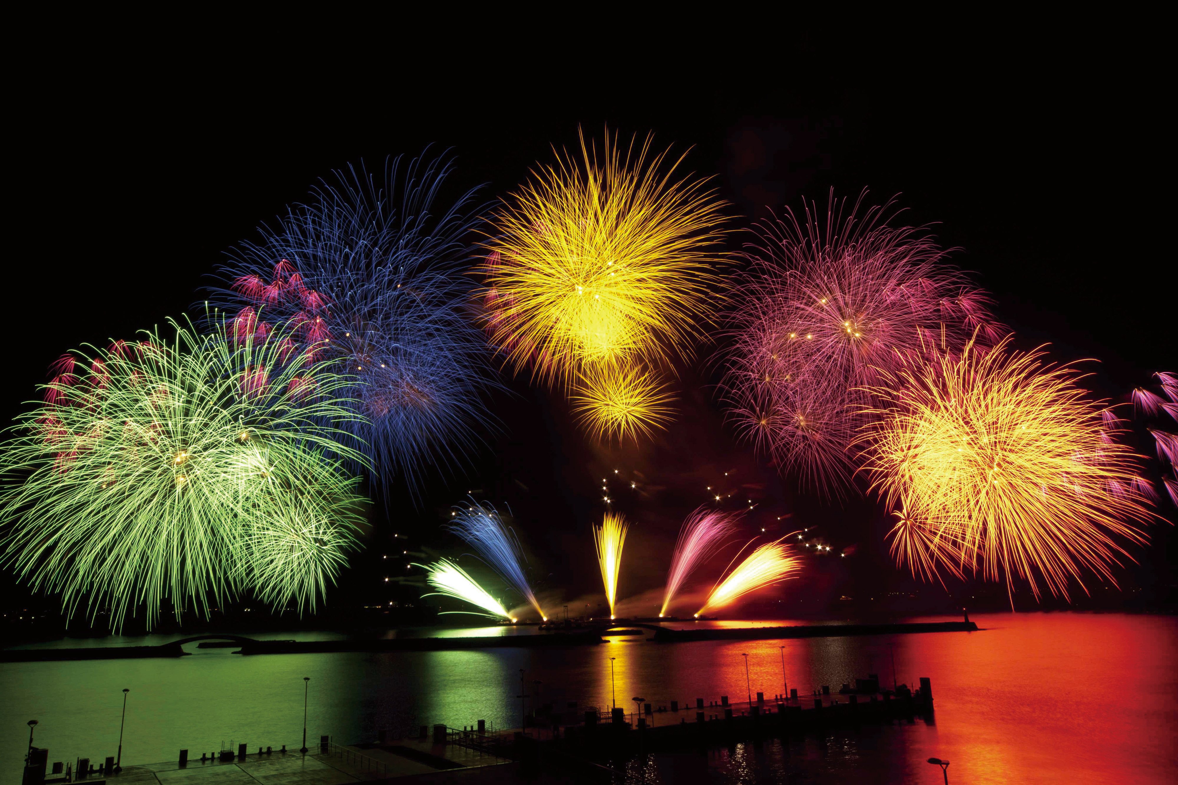 One-day sightseeing bus tour | Viewing the Lake Biwa Fireworks Festival ...