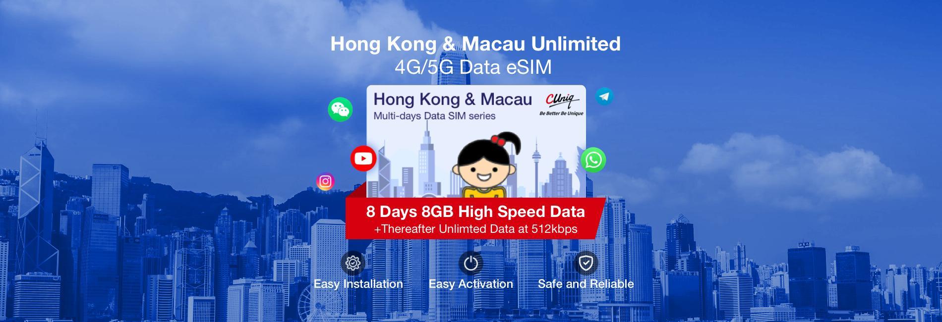 Hong Kong eSIM | 5G High-Speed Internet Access Hong Kong & Macau eSIM ...