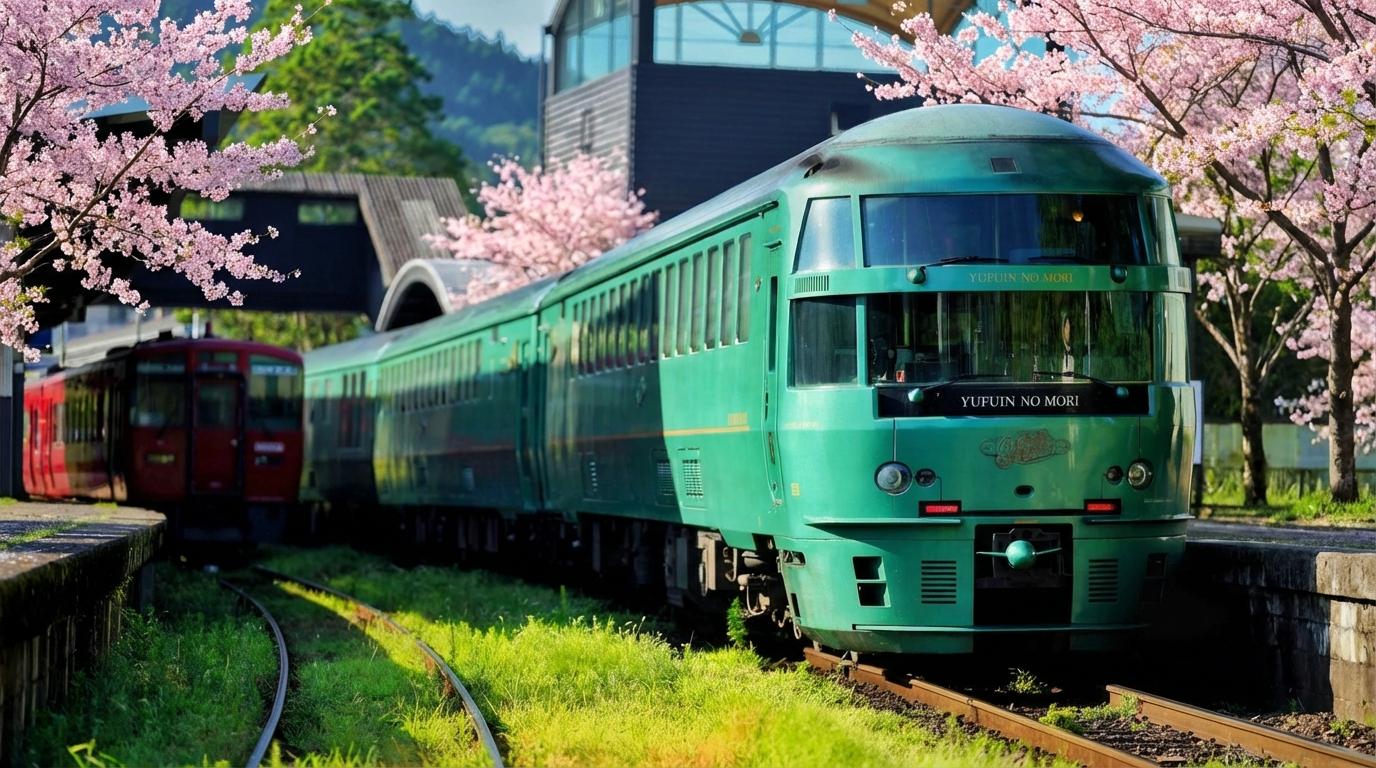 Yufuin no Mori Train Experience Day Trip in Kyushu, Beppu Sea Hell ...