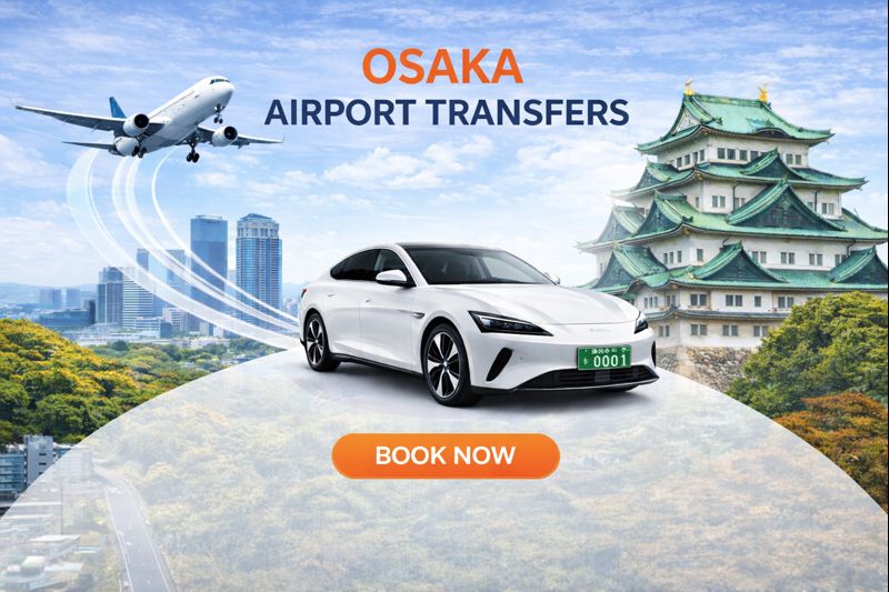 Private car transfer to Kansai Airport (KIX) in Japan | Osaka, Kyoto ...