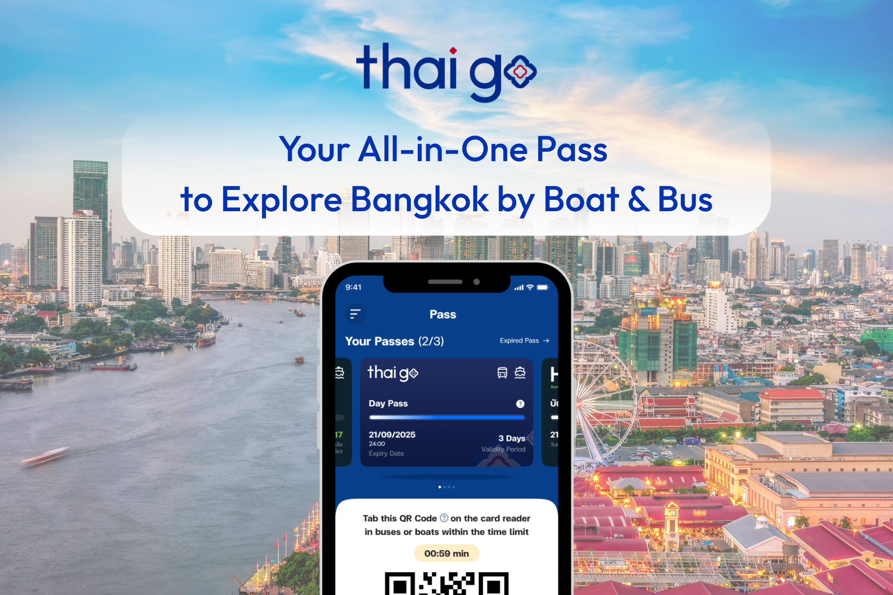 Thai Go Day Pass: Bangkok City & River Sightseeing by Boat & Bus ...