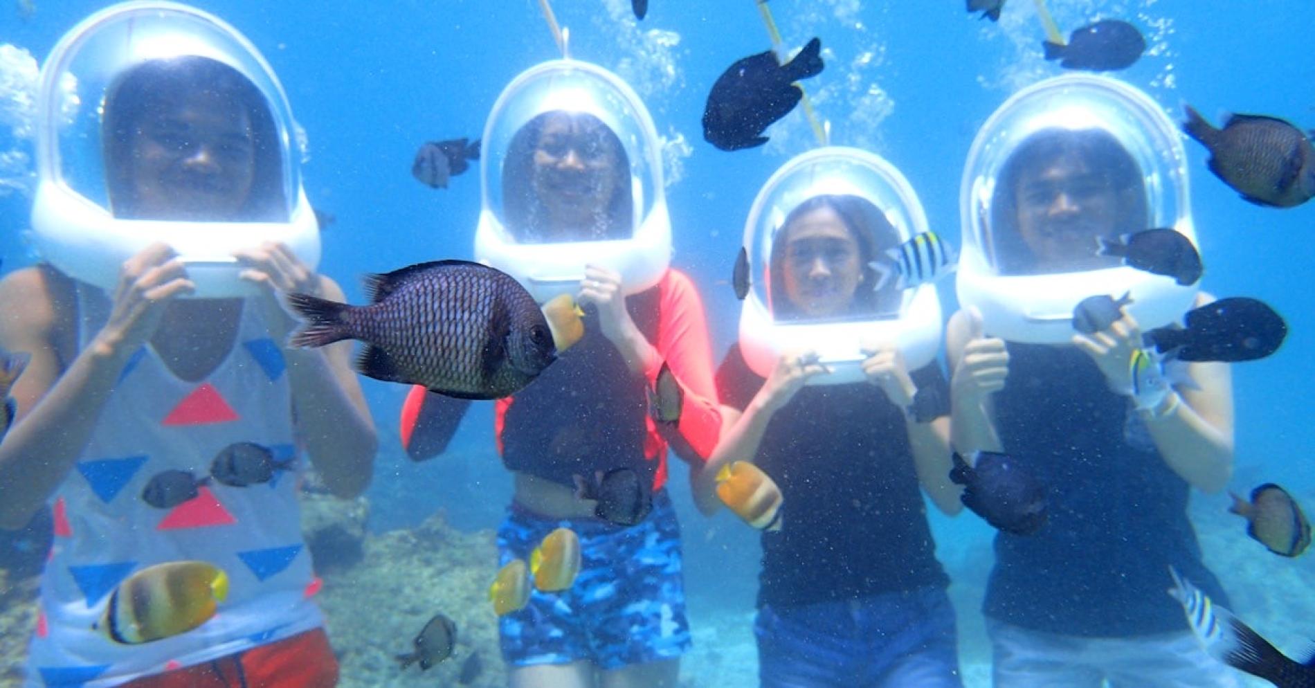 Bohol Island 15-Minute or 40-minute Helmet Diving Experience ...